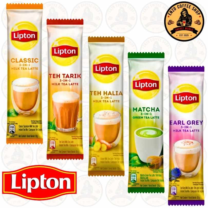 LIPTON 3 IN 1 MILK TEA LATTE - TEH TARIK - INSTANT PREMIX TEA DRINK ...