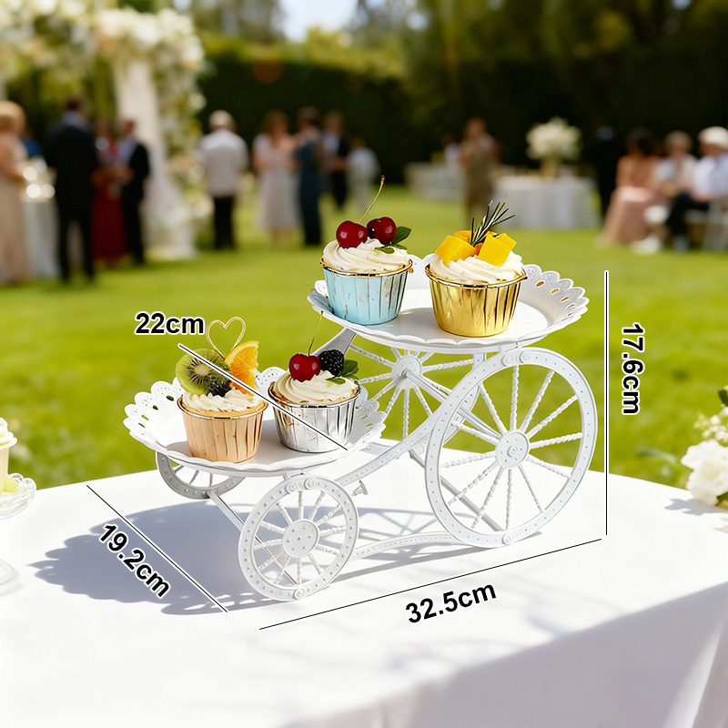 2/3 Tier Wedding Dessert Display Rack Tray Cupcake Cake Stand Plate ...