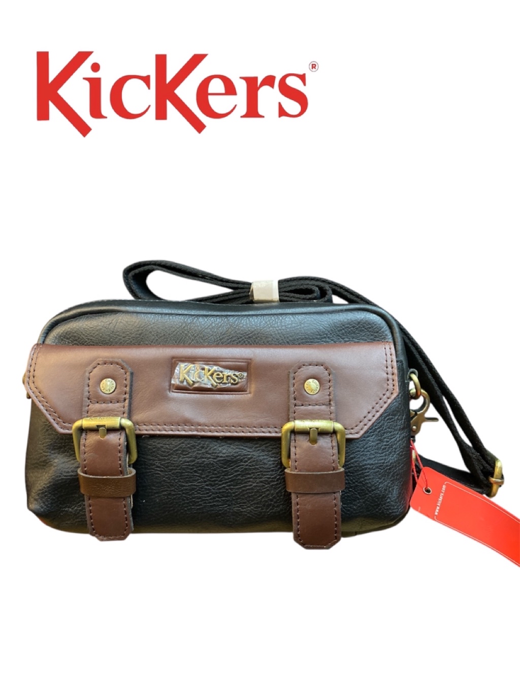 Kickers Leather Sling Bag 79578 | Shopee Malaysia
