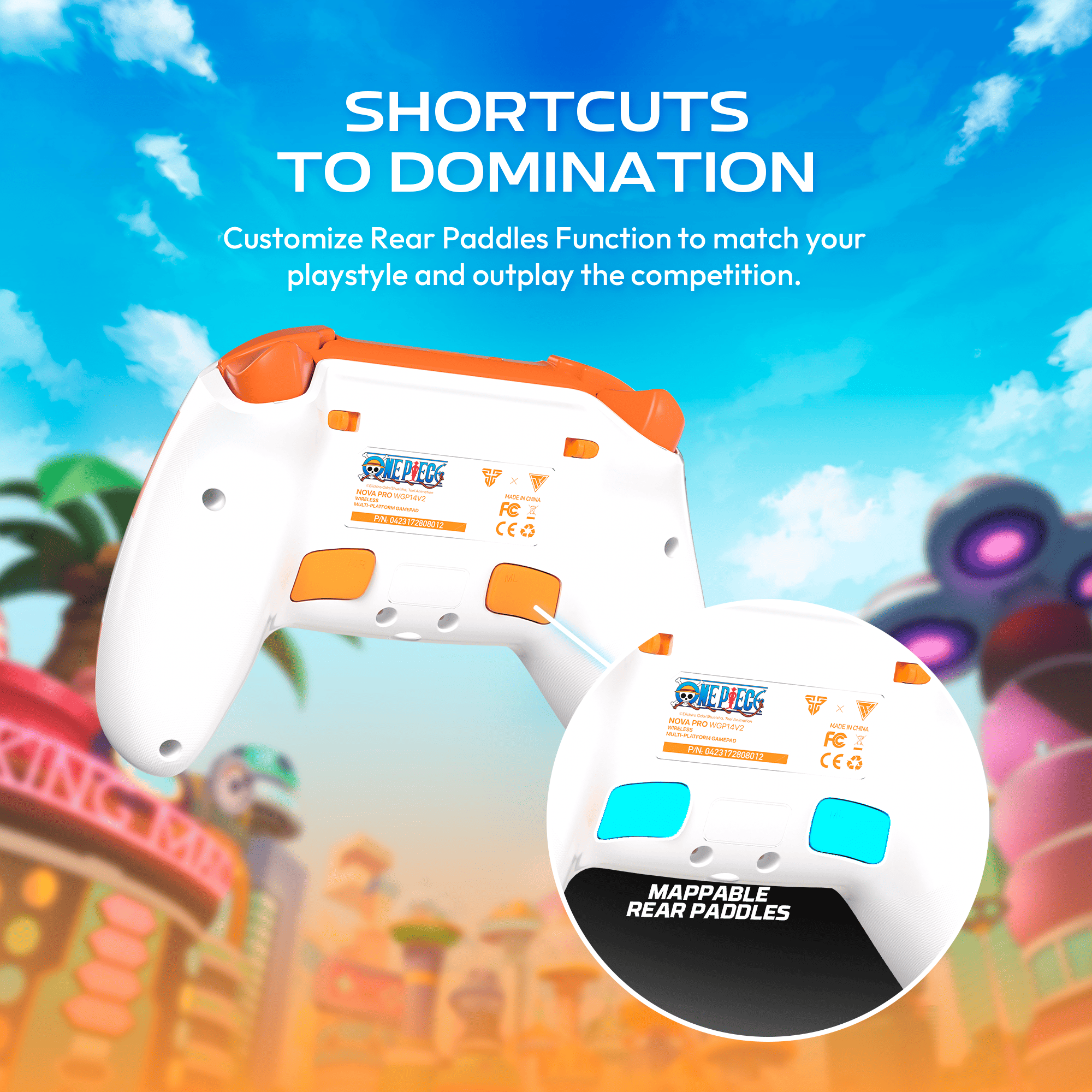 Fantech x One Piece Nami Nova Pro WGP14v2 Gaming Controller | Anti ...