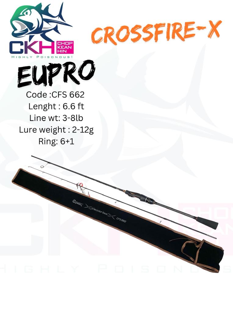 EUPRO CROSS FIRE X ULTRA LIGHT FISHING ROD | Shopee Malaysia