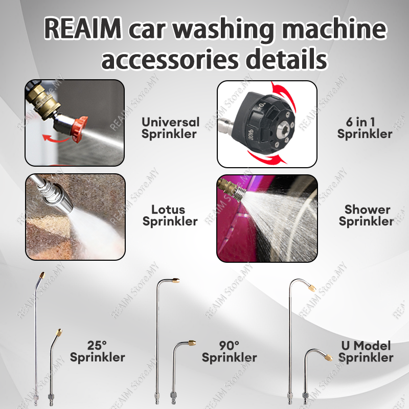 REAIM Water Jet Mesin 230Bar High Pressure Car Washer Machine Pressure ...
