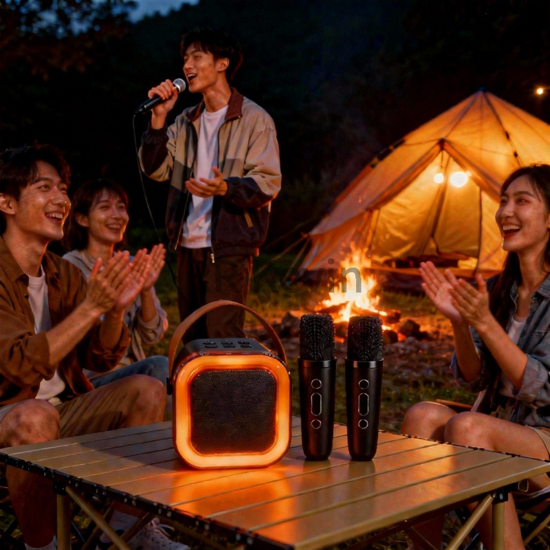 K12 Bluetooth Speaker Mini Portable Karaoke Microphone Wireless ...