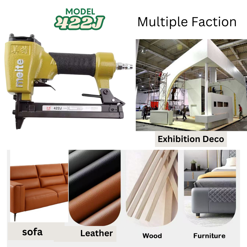 Meite Pneumatic Stapler Air Gun | 1013J / 1022J / 422J Staples Combo ...