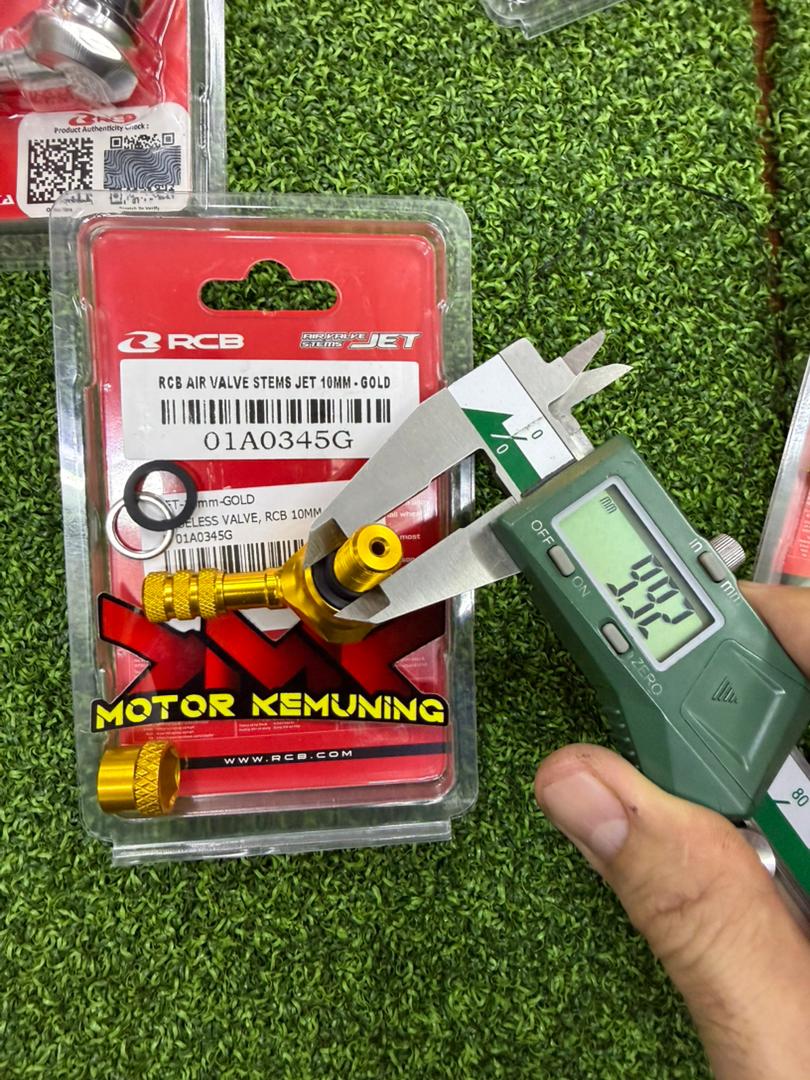 RCB JET MOTORCYCLE TUBELESS TYRE AIR VALVE STEMS SIZE 8MM & 10MM ...
