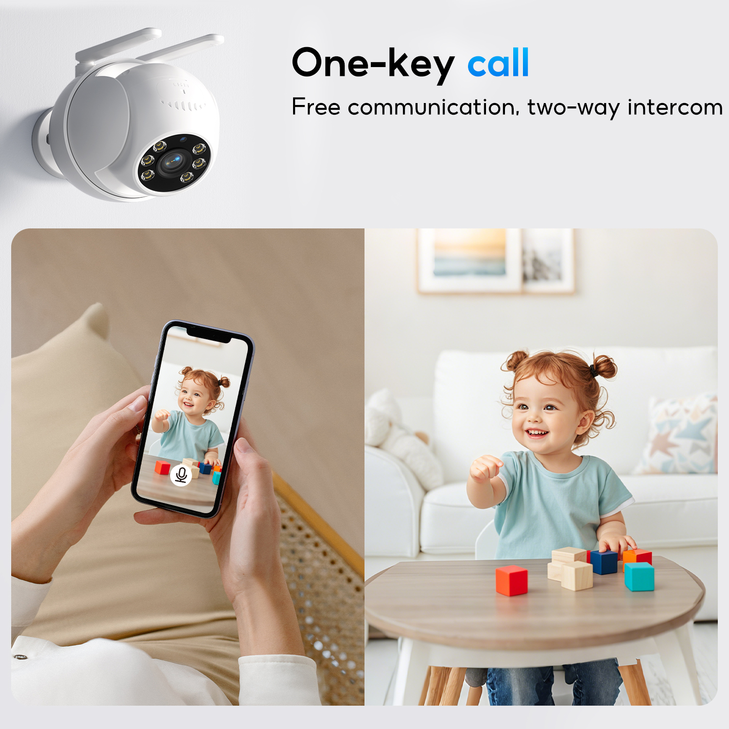 MeeGoo Smart Wifi Camera 4MP Full HD IP65 Waterproof Auto Tracking CCTV ...