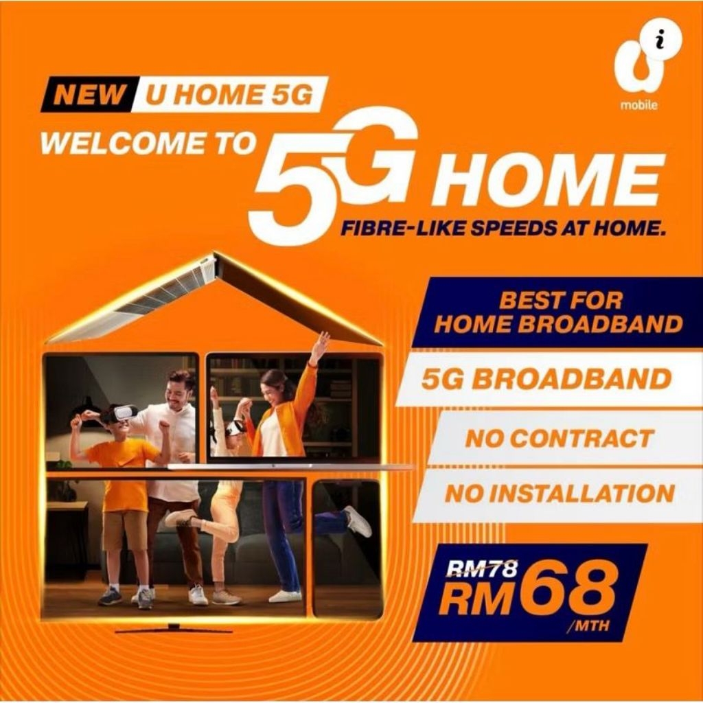 Uhome 5G Sim Only Umobile Postpaid Sim High Speed Unlimited Data NO ...