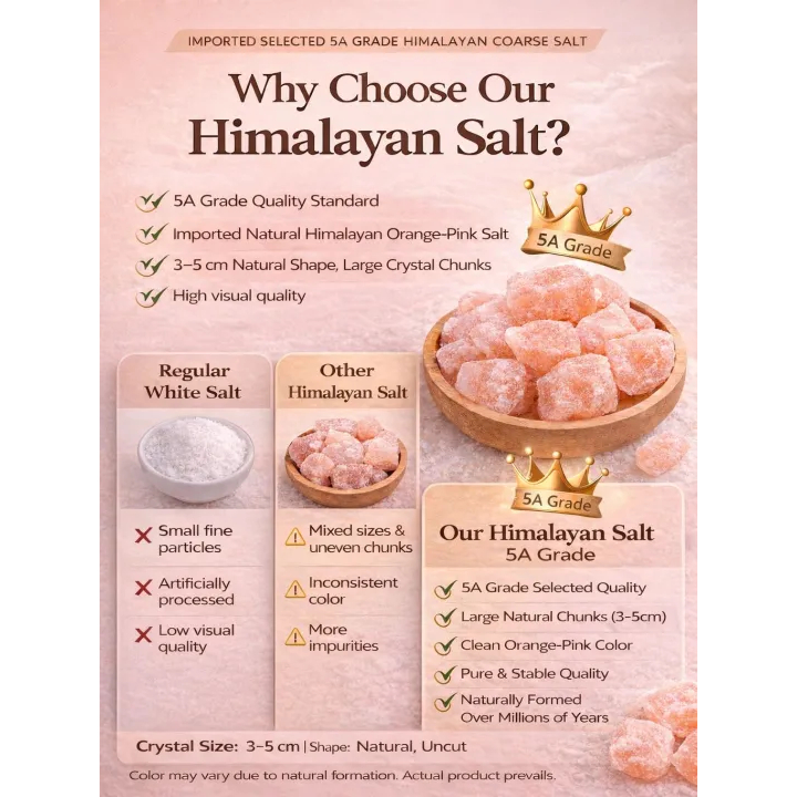 Premium 5A Grade Himalayan Pink Salt Crystals for Aromatherapy, Air ...