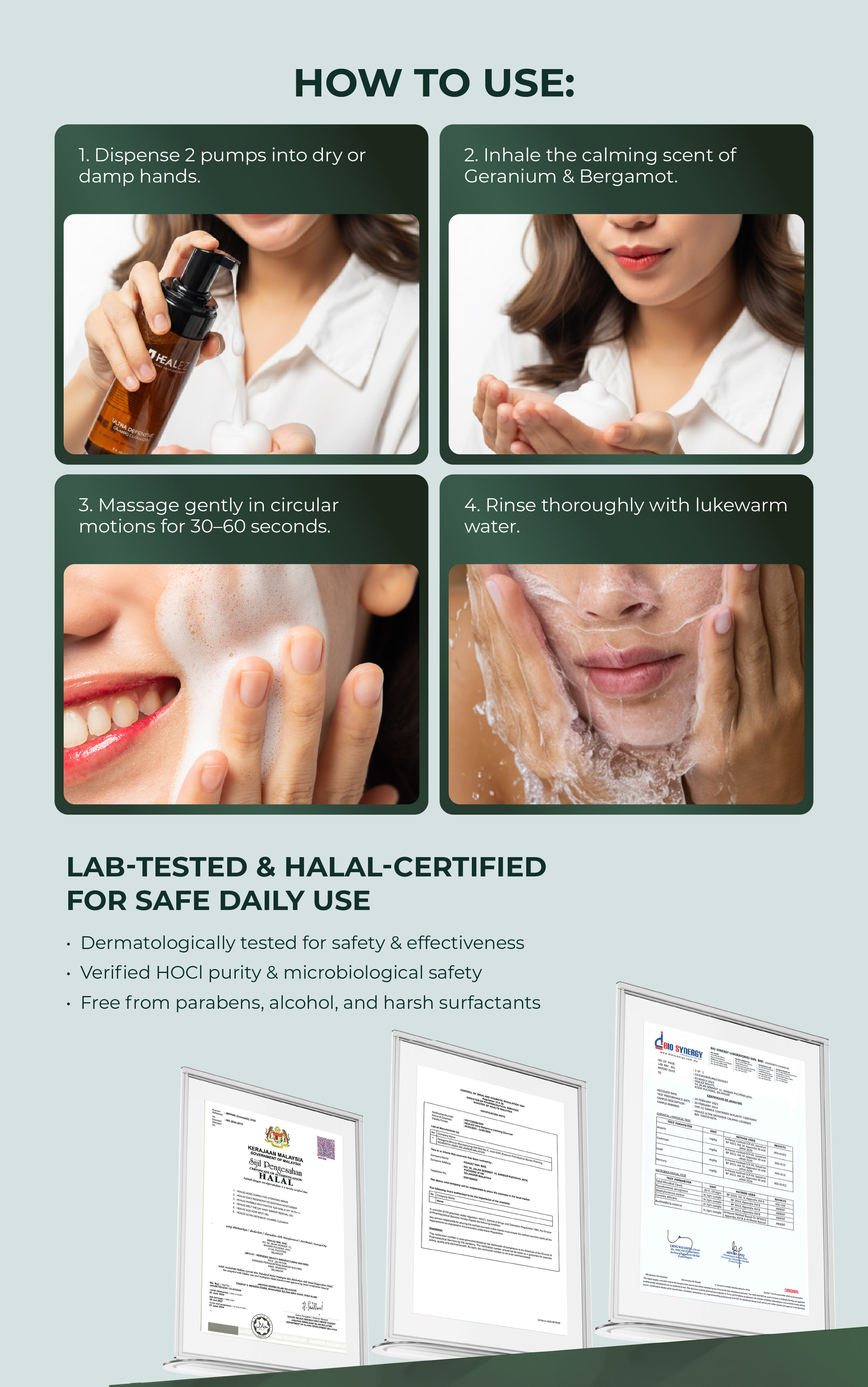 HEALEZ Ultra Defensive Calming Cleanser - Variant Size | Shopee Malaysia