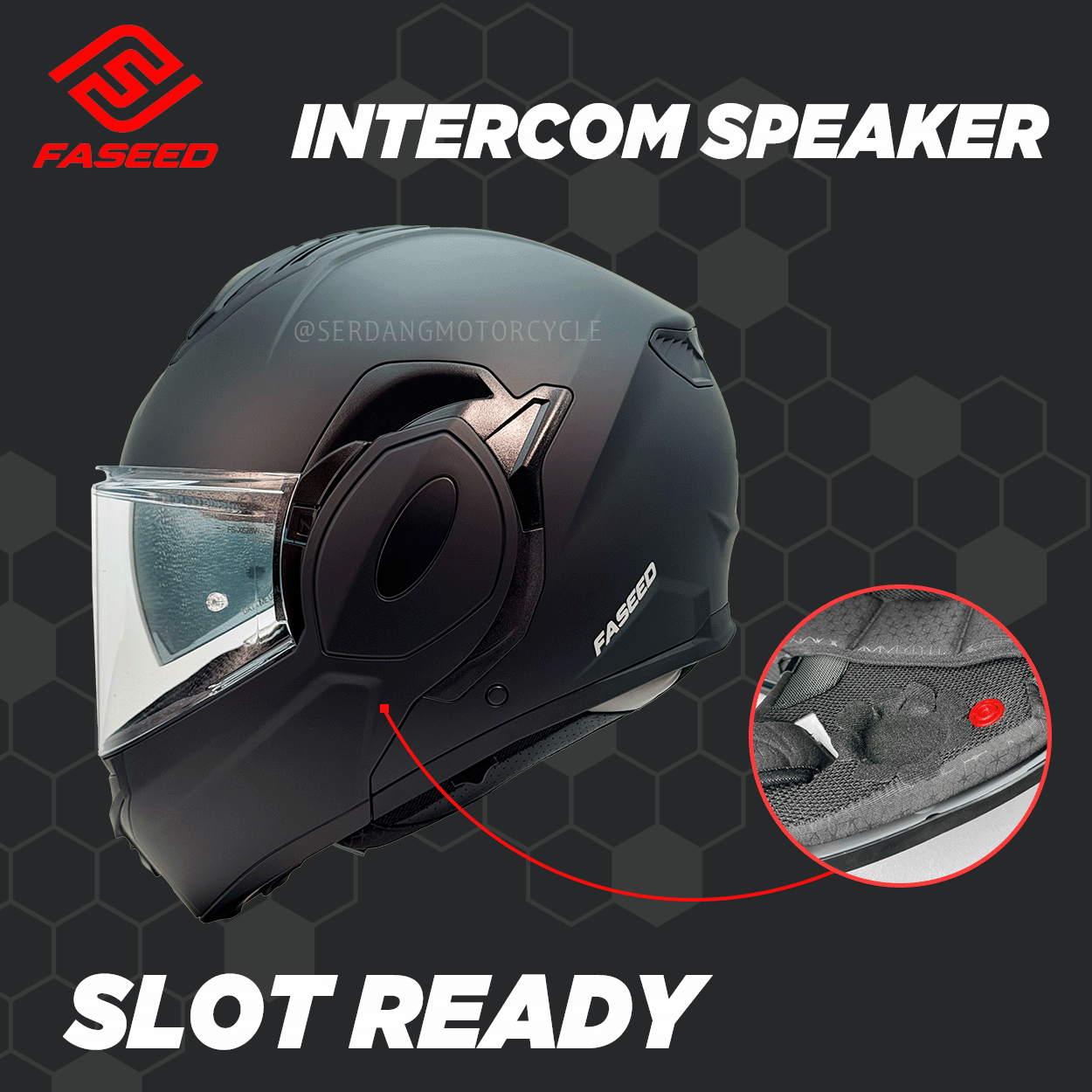 FASEED X600 Modular Helmet Double Visor Full Open Face 180° Flip Up ECE ...