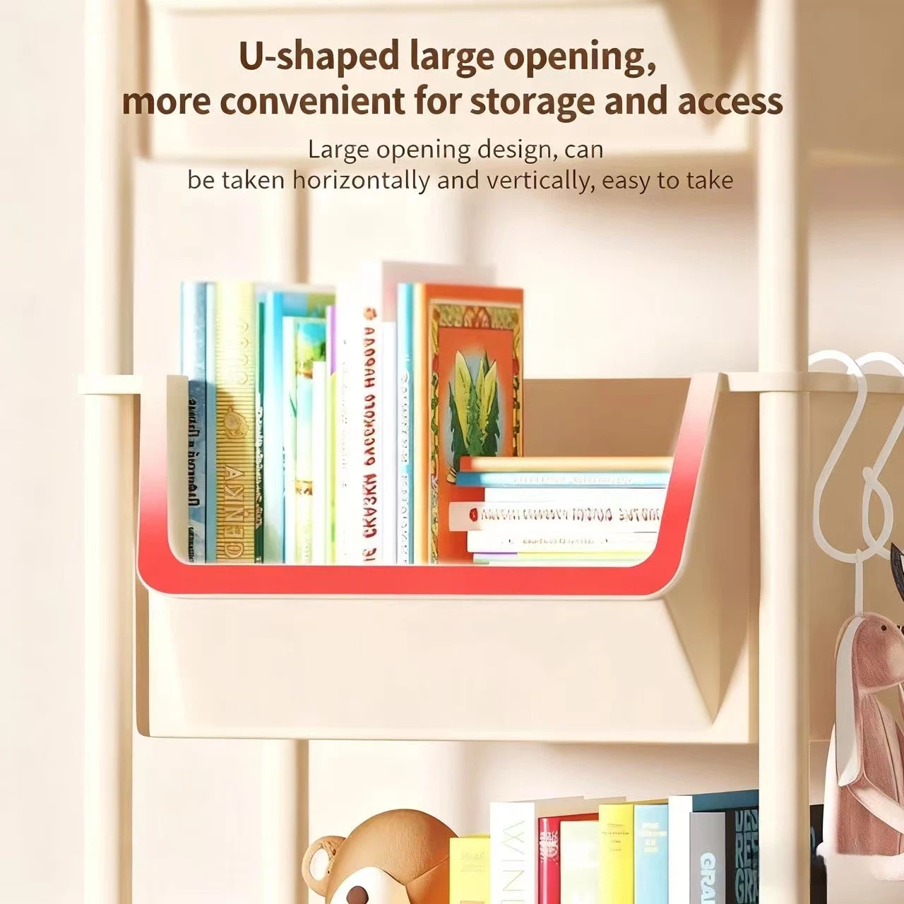 3/4/5 Tier Storage Rack With Wheels Multi-Layer Kitchen Organizer ...