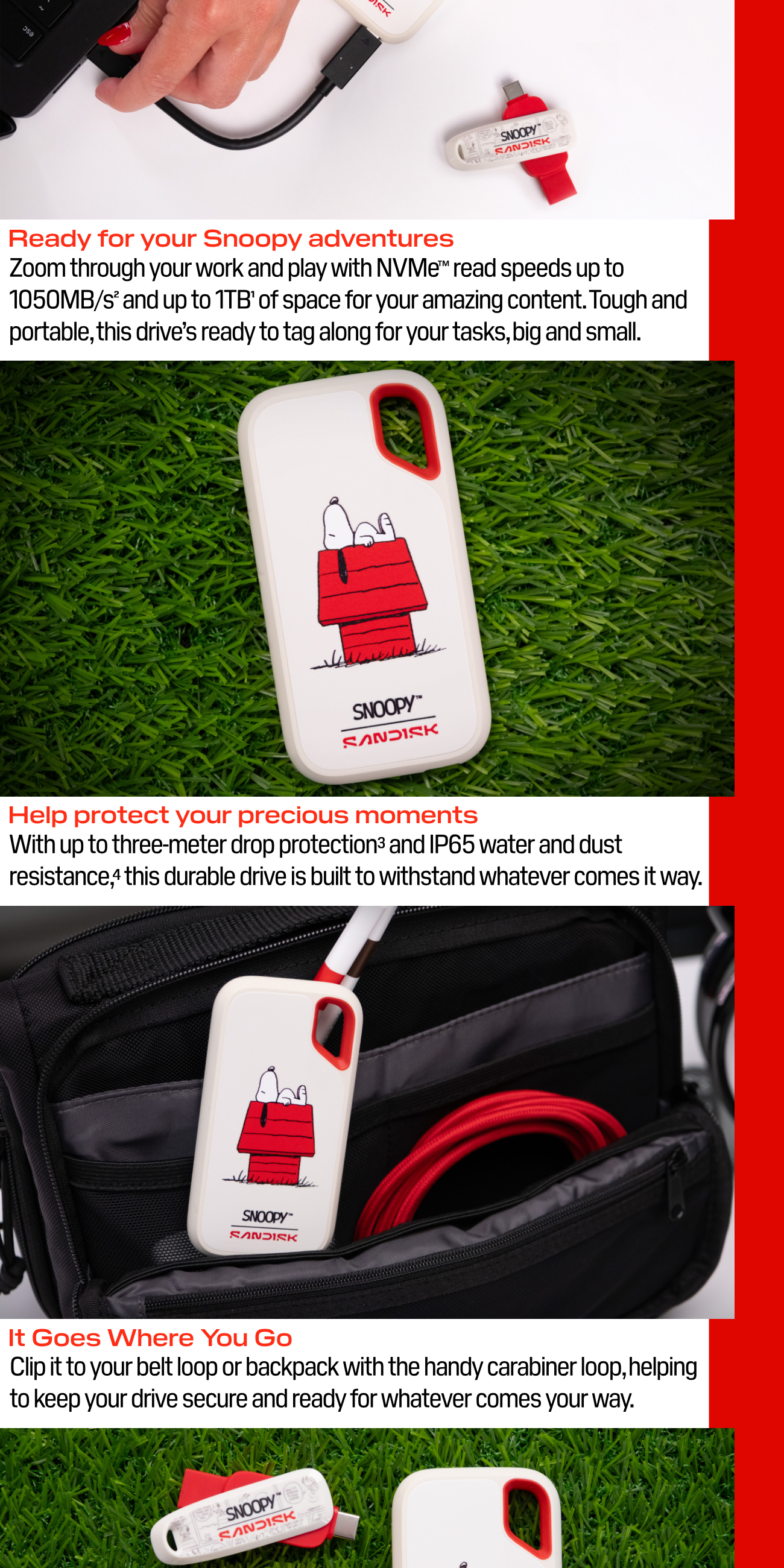 Sandisk® Snoopy™ Portable SSD – Limited Edition (1TB) | Shopee Malaysia