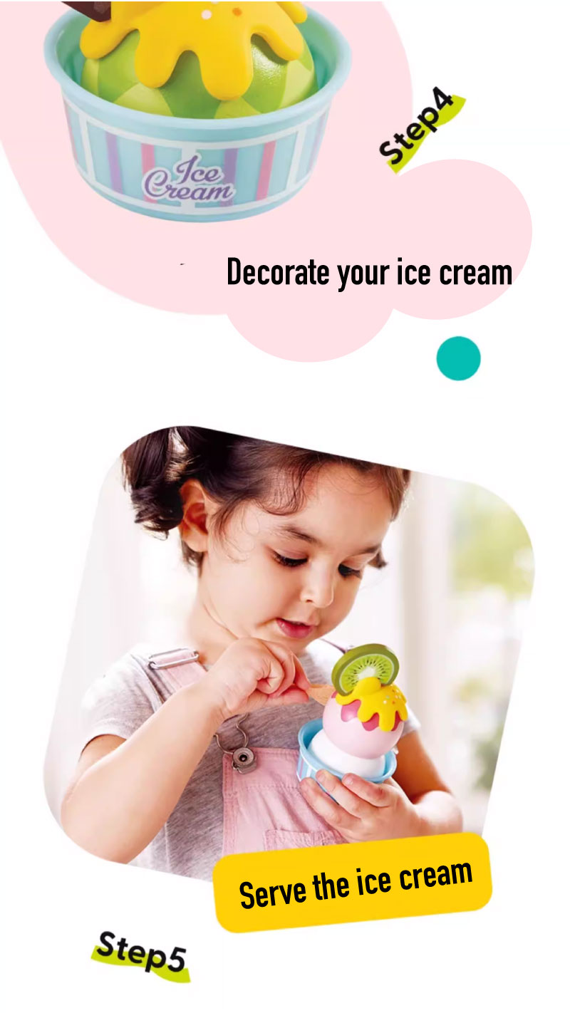 Hape 3217 Creamy Dreamy Ice Cream Corner Suitable For Age 2-8 Years ...
