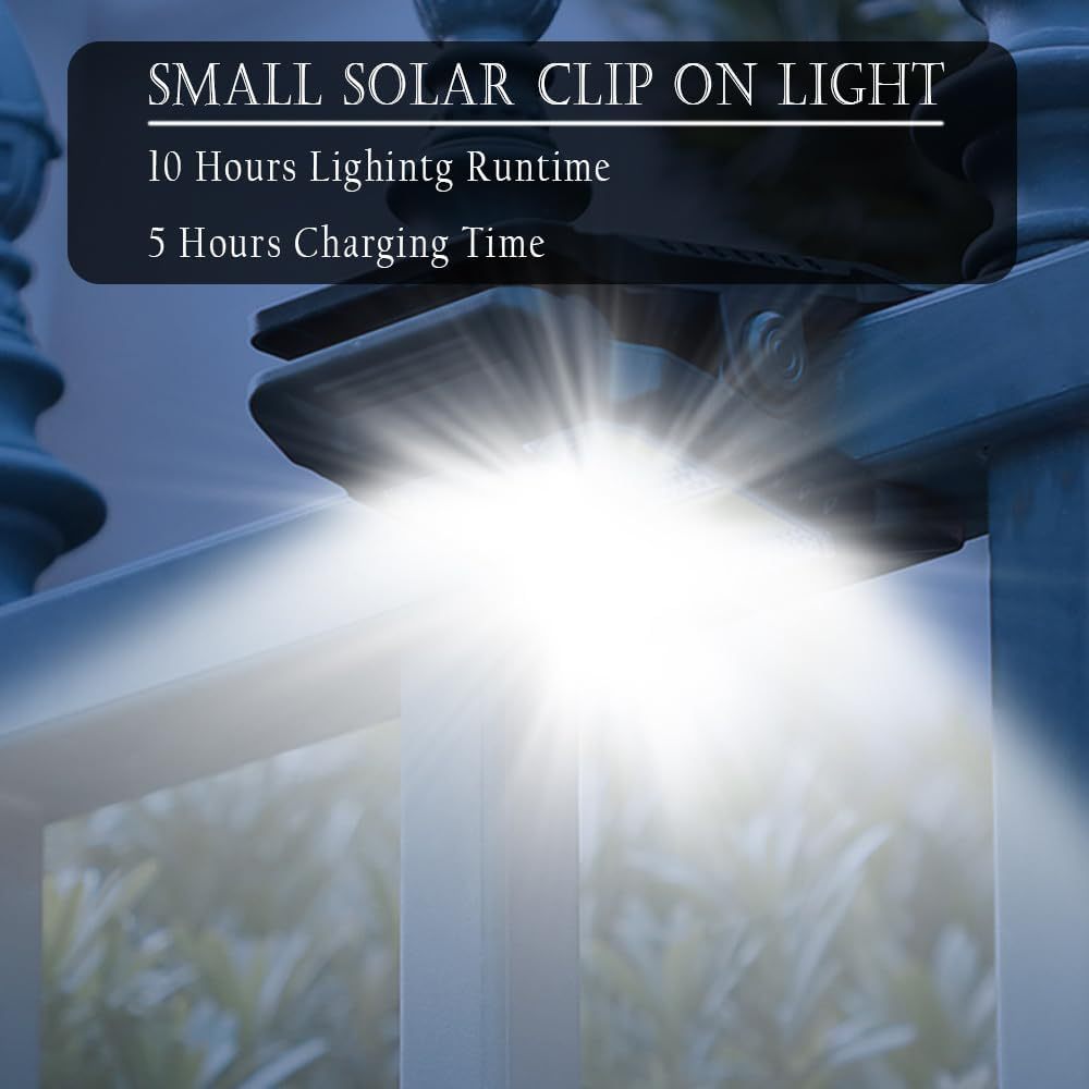 ORIOR Solar Clip Light LED Wall Lamp Outdoor Waterproof 300W Solar Wall ...