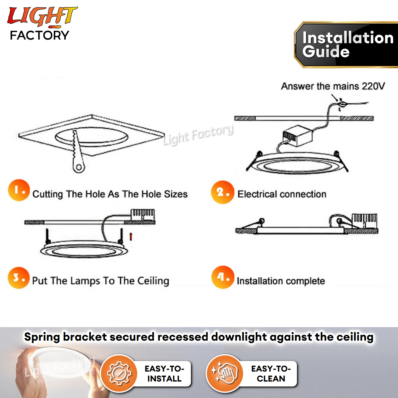 OSRAM Nova LED Recess Downlight 12W 18W 24W Ceiling Light Downlight ...