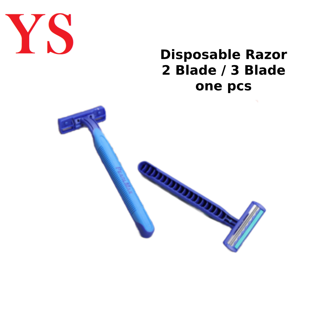 Disposable Razor 2 Blade / 3 Blade (one pcs) | Pisau Cukur | Shopee ...