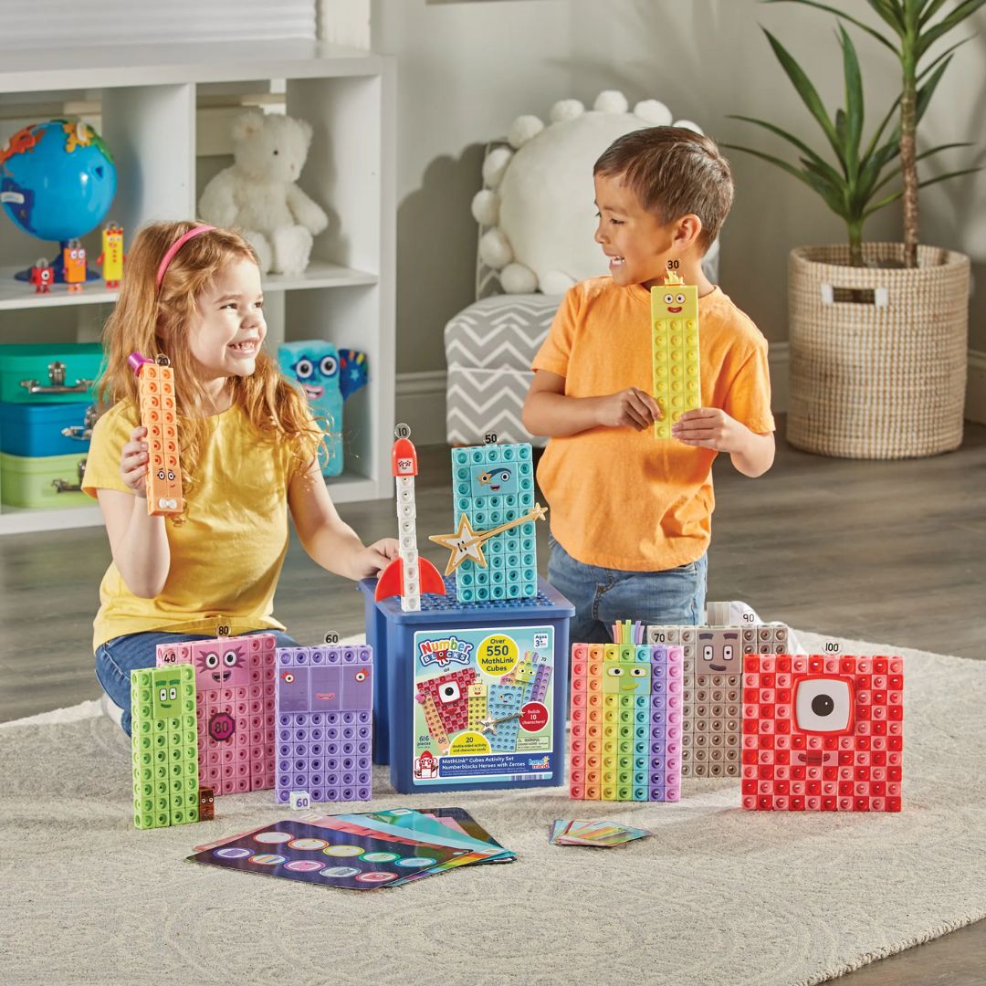 Numberblocks Heroes with Zeroes MathLink Cubes Activity Set by ...