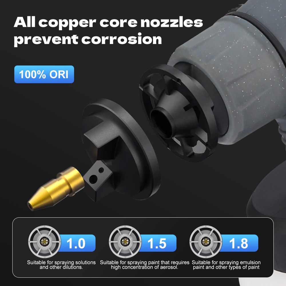 MLHY 1000ML Cordless Electric Spray Gun 800W Paint Sprayer Household ...