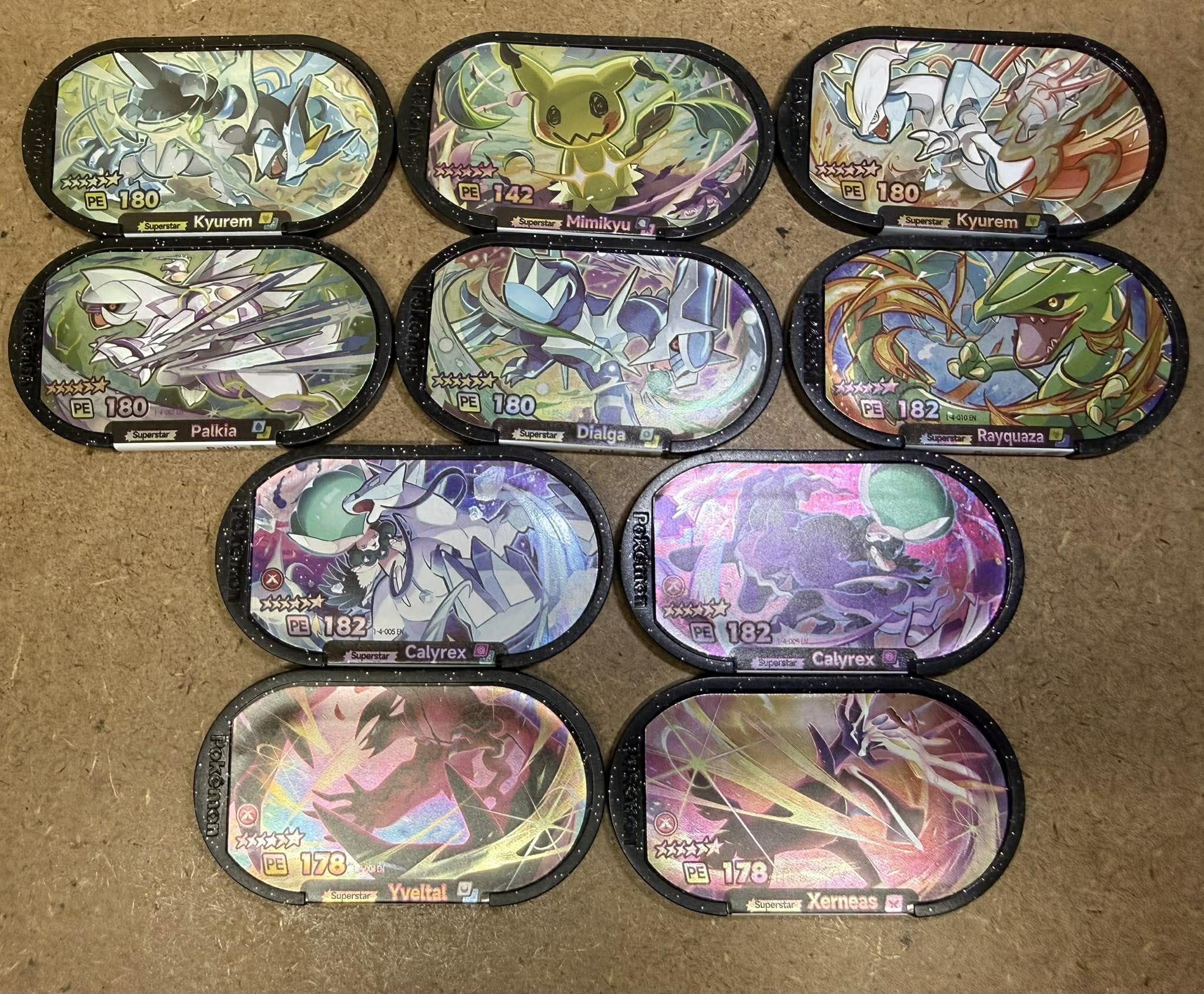 Pokemon Mezastar OEM 6 Star Disk Card Superstar Pokemon Mezastar Molly ...