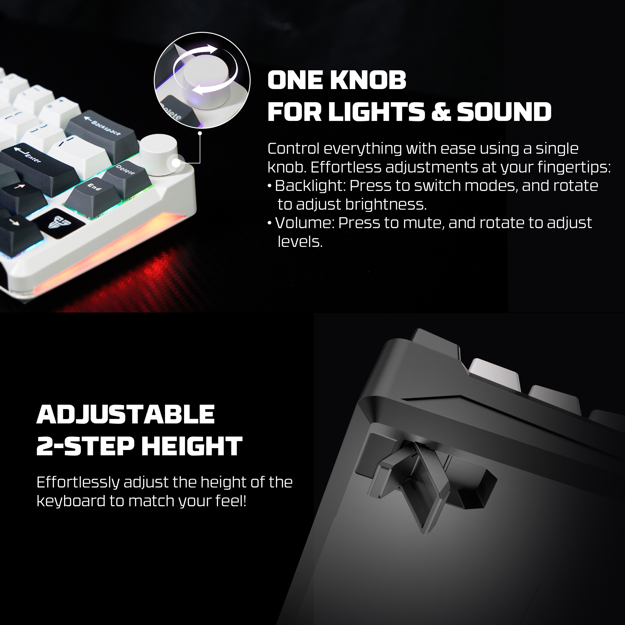Fantech Atom Pro66 MK919 Wireless Mechanical Keyboard | 66-Key Form ...