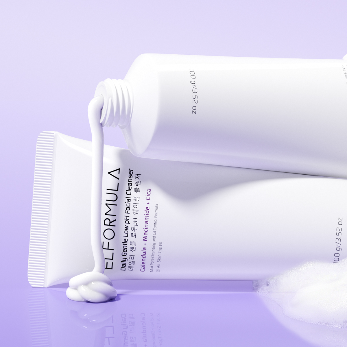 ELFORMULA Daily Gentle Low pH Facial Cleanser - Pencuci Muka Harian pH ...