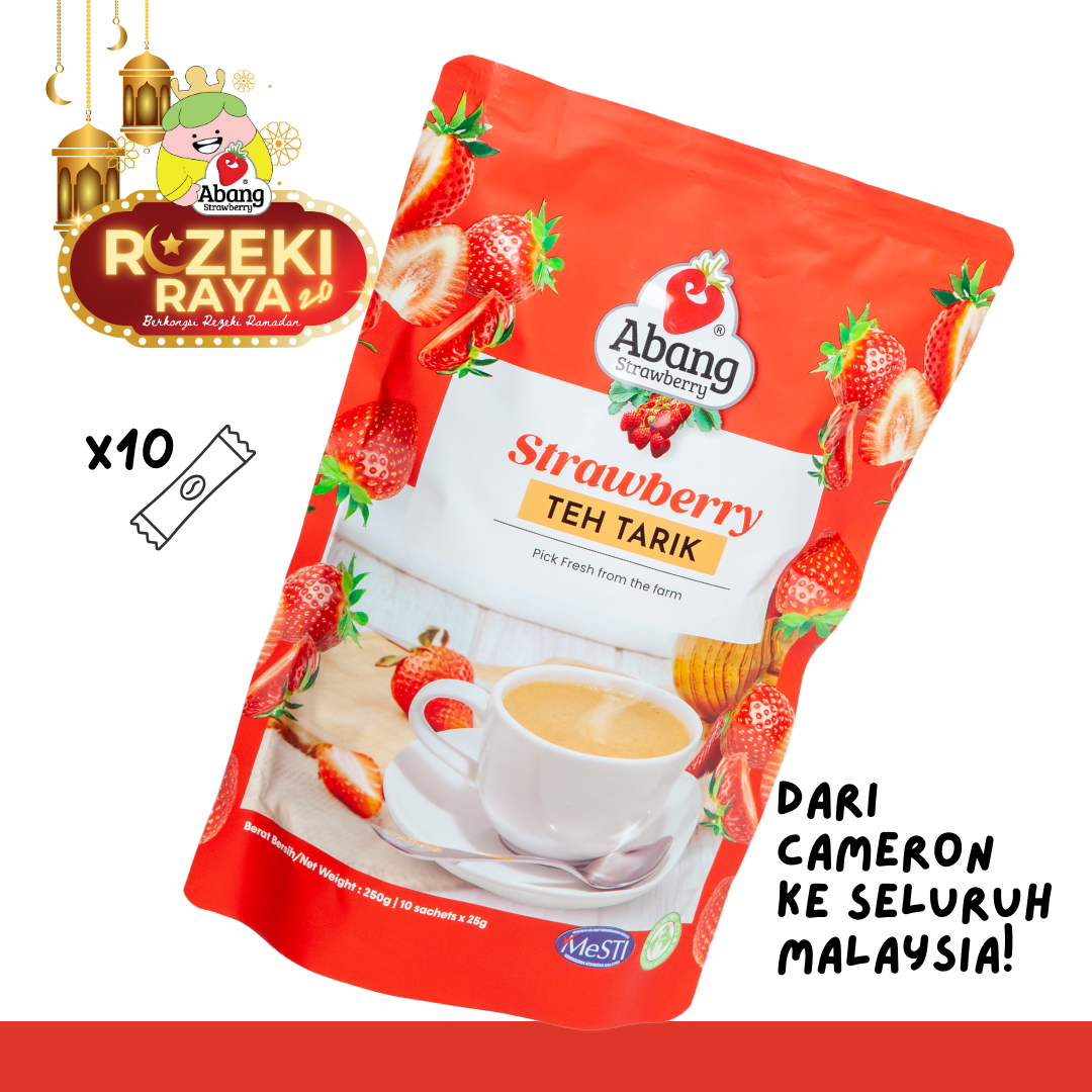 TEH TARIK STRAWBERI INSTANT 3IN1 PREMIX DRINK CAMERON HIGHLANDS BY ...