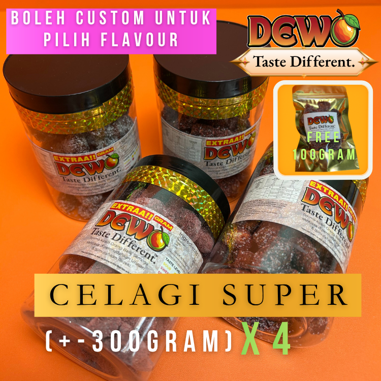 DEWO Asam Celagi Putih Celagi Merah Masam Manis Bergula Ada Biji Dried ...