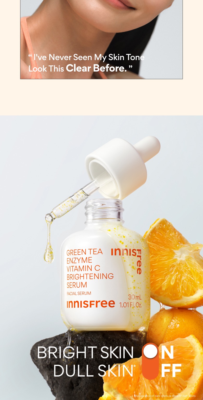 Toy Story x Innisfree Vitamin C Green Tea Enzyme Brightening Serum 30ml ...