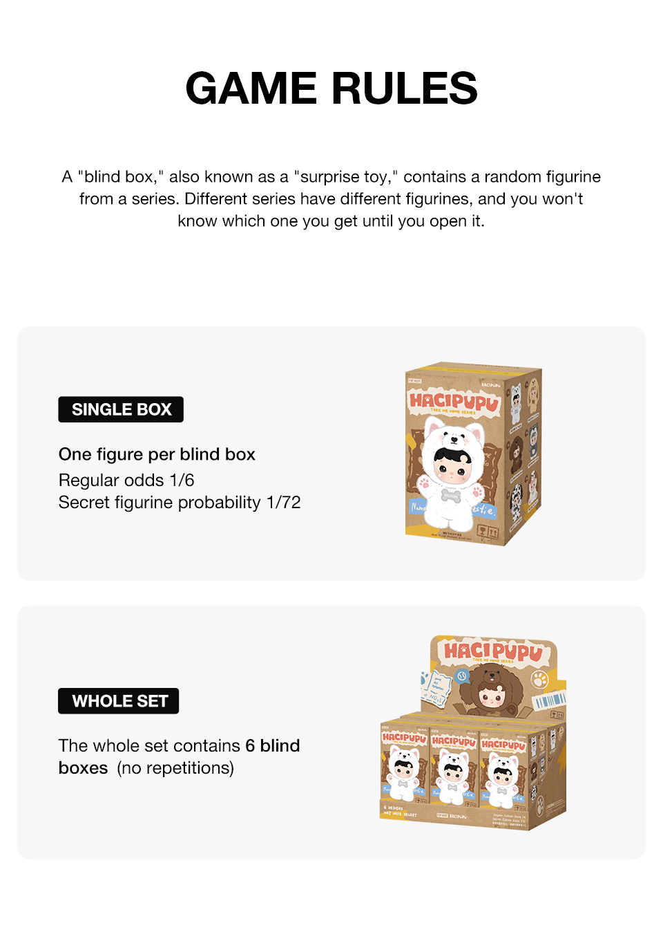 POP MART HACIPUPU Take Me Home Series - Vinyl Plush Pendant Blind Box ...