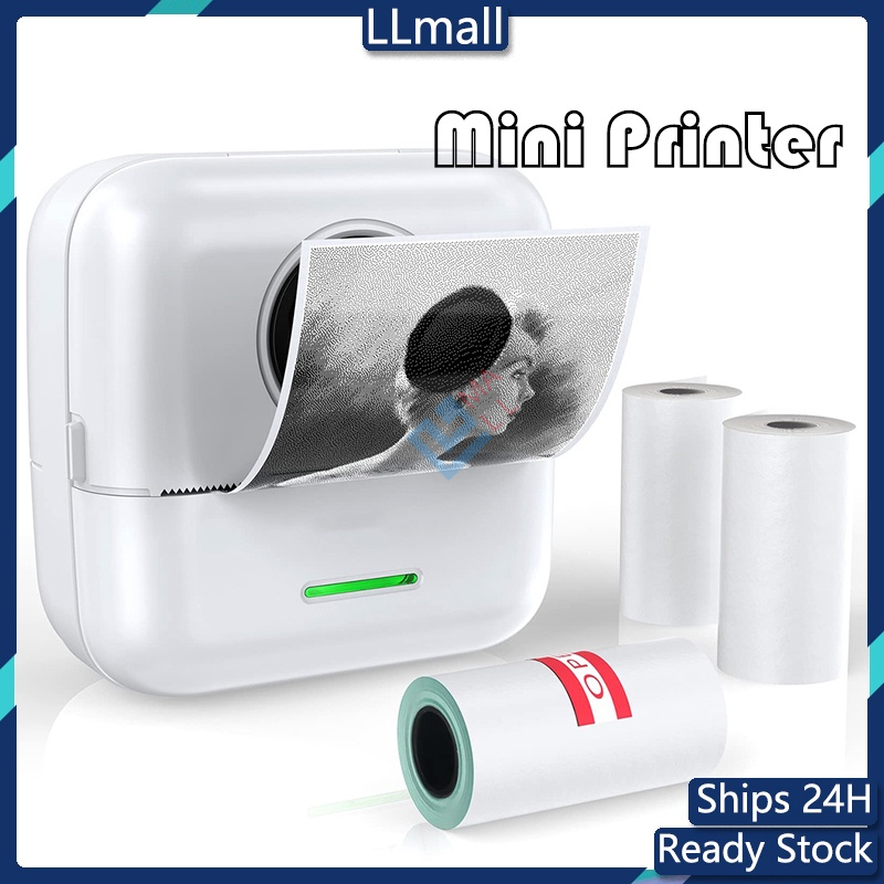 Malaysia Stock Mini Portable Thermal Printer Pocket Printer Wireless ...