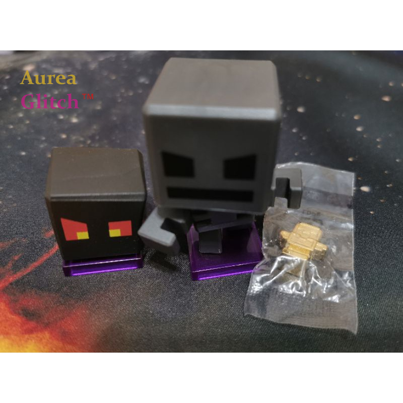 Treasure X Minecraft Wither Skeleton Magma cube with Gold Totem of ...