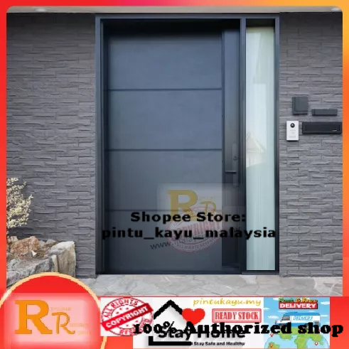 5' x 8' Fix Door Completed---- RR40NP1S3H Full Solid Heavy Duty | Main Door | Pintu Kayu ...