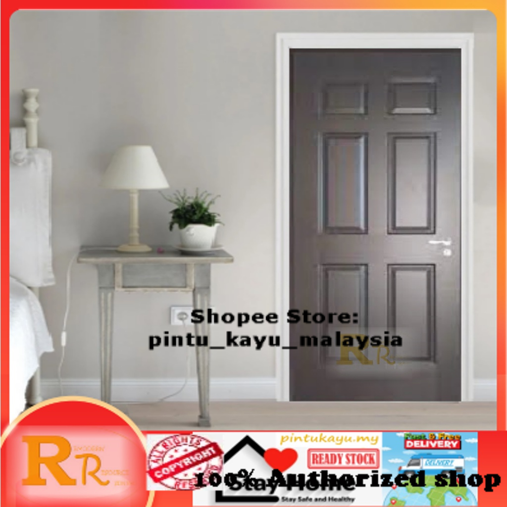 RRHC006 Interior Room Door | Pintu Bilik | Pintu Kayu | Pintu Murah ...