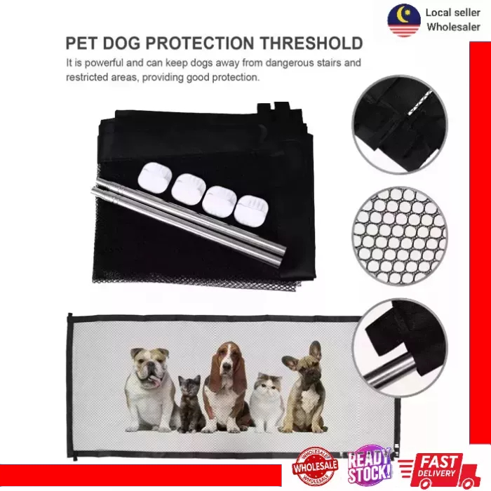 Puppy Dog Railing Gate Safe Guard Pet Dog Safety Enclosure Dog Fences ...