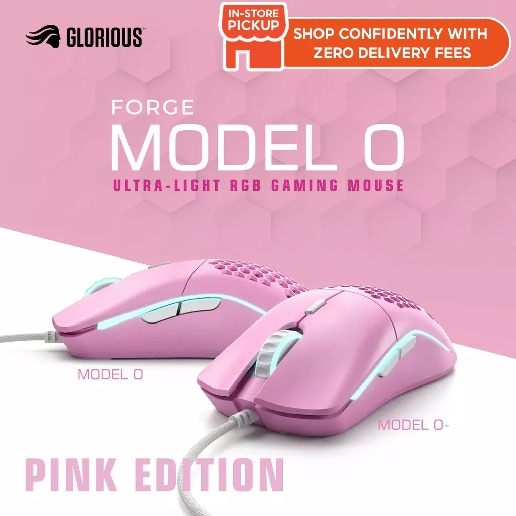 # GLORIOUS FORGE - Model [O/O-] Limited Colorway Pink Edition Wired ...