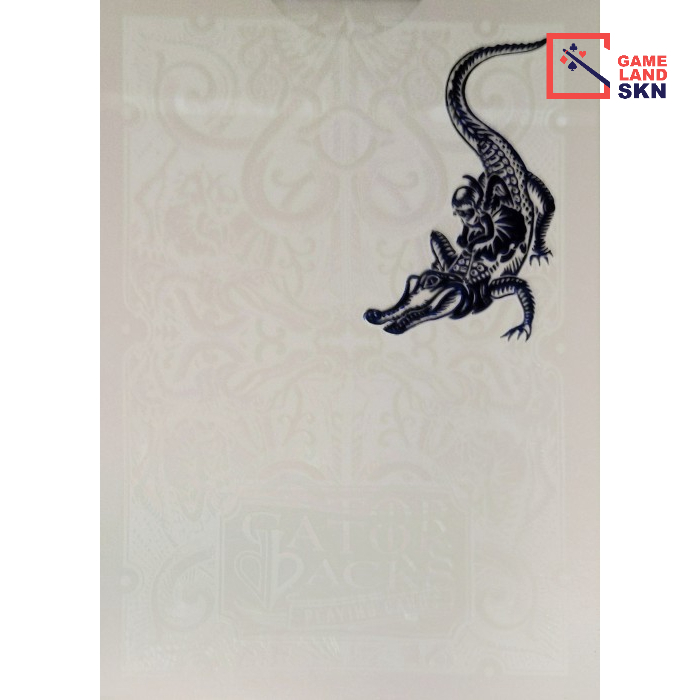 Blue Metallic Gatorbacks Playing Cards By DAVID BLAINE | Shopee Malaysia