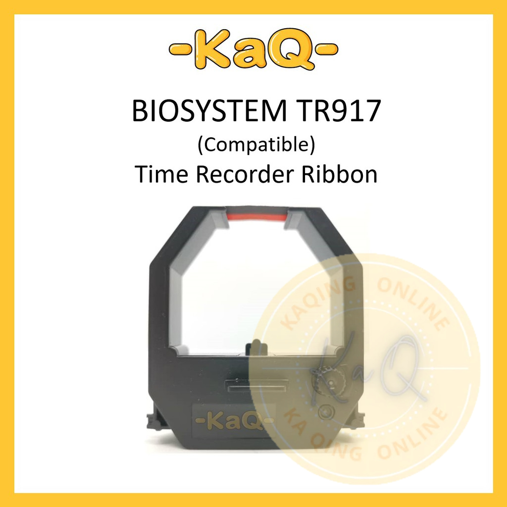BIOSYSTEM TR917 TAKAWACHI U8 Punch Card / Time Recorder Ink Ribbon Dual ...