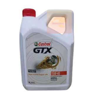 CASTROL GTX 15W40 MINERAL ENGINE OIL 15W-40 4L | Shopee Malaysia