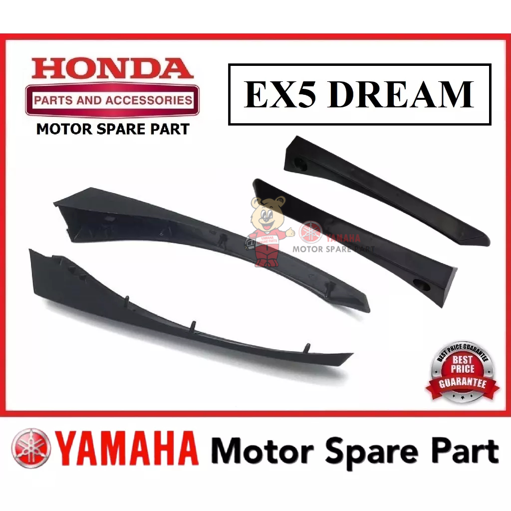 HONDA EX5 TANK COVER 0 TEPI SIDE COVER TANK TANGKI MINYAK COVER HITAM ...