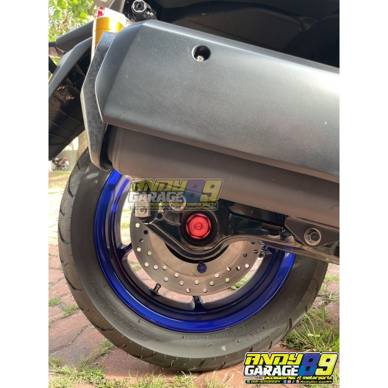 YAMAHA XMAX & HONDA FORZA300 2018 REAR WHEEL NUT COVER ORIGINAL ...