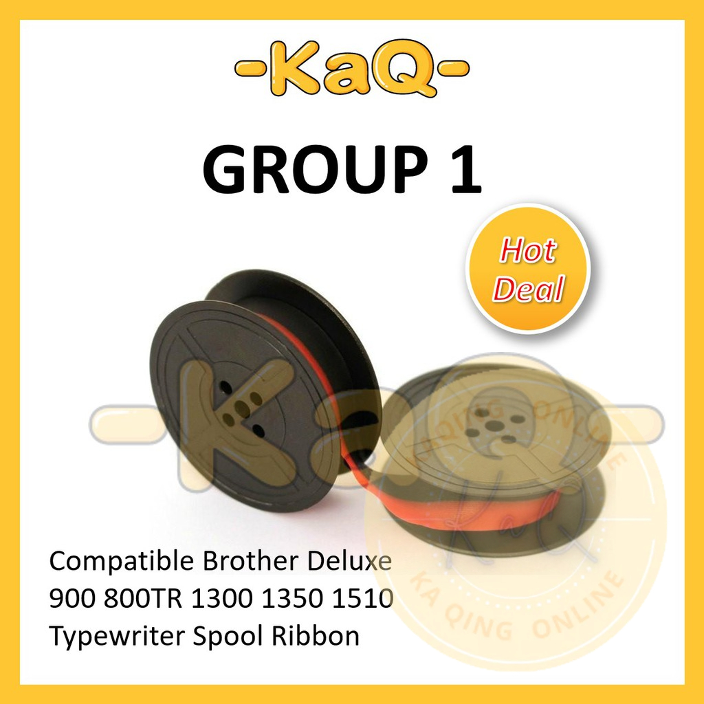 GROUP 1 GR 1 GR1 Ink Spool Ribbon for Typewriter Din 2103 32755 Brother ...