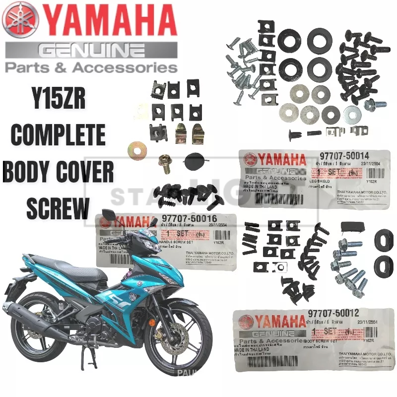 FULL SET!! ORIGINAL YAMAHA Y15ZR V1 Y15Z BODY COVER SCREW SKRU SET SKRU ...