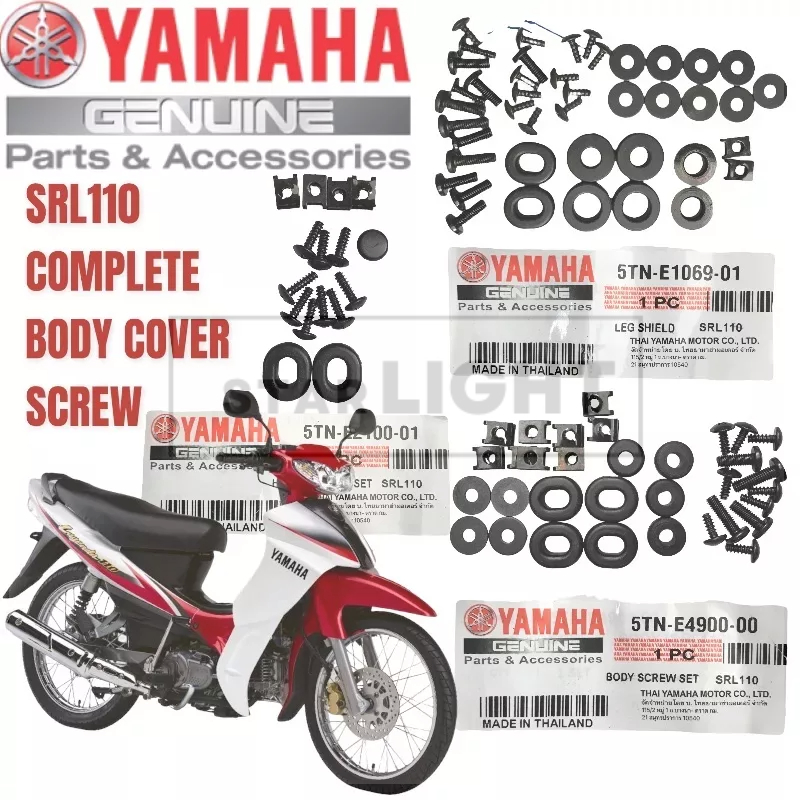 FULL SET!! YAMAHA SRL110 SRL110ZR LAGENDA ZR (5TN) ORIGINAL BODY COVER ...