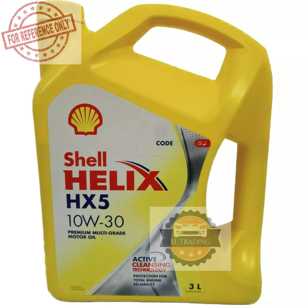 Shell 10W-30 Helix HX5 Premium Multi-Grade Motor Oil 10W30 3L ( Made In ...