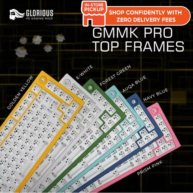 # GLORIOUS GMMK PRO Top Frame # [6 Variants Available] | Shopee Malaysia