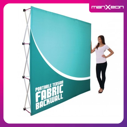 Velcro Fabric Pop Up Backdrop Display Straight Smart Clip Edition 3x3 ...