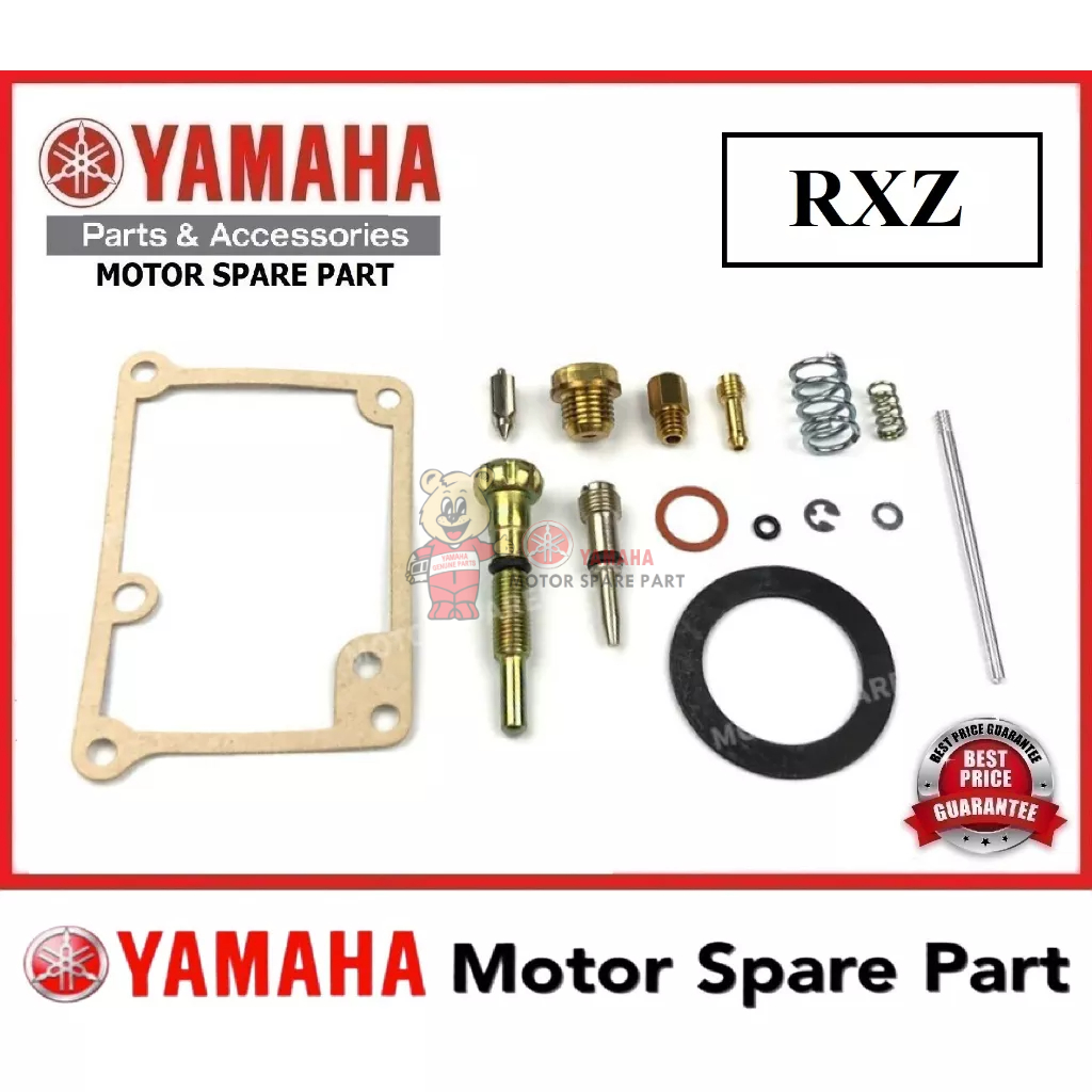 YAMAHA RXZ CARBURETOR REPAIR KIT 0 SET BARANG DLAM CARBURETOR JARUH ...