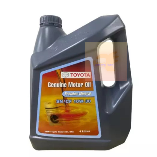 TOYOTA SN / CF 10W-30 PREMIUM MINERAL ENGINE OIL 10W30 MOTOR OIL 4L ...