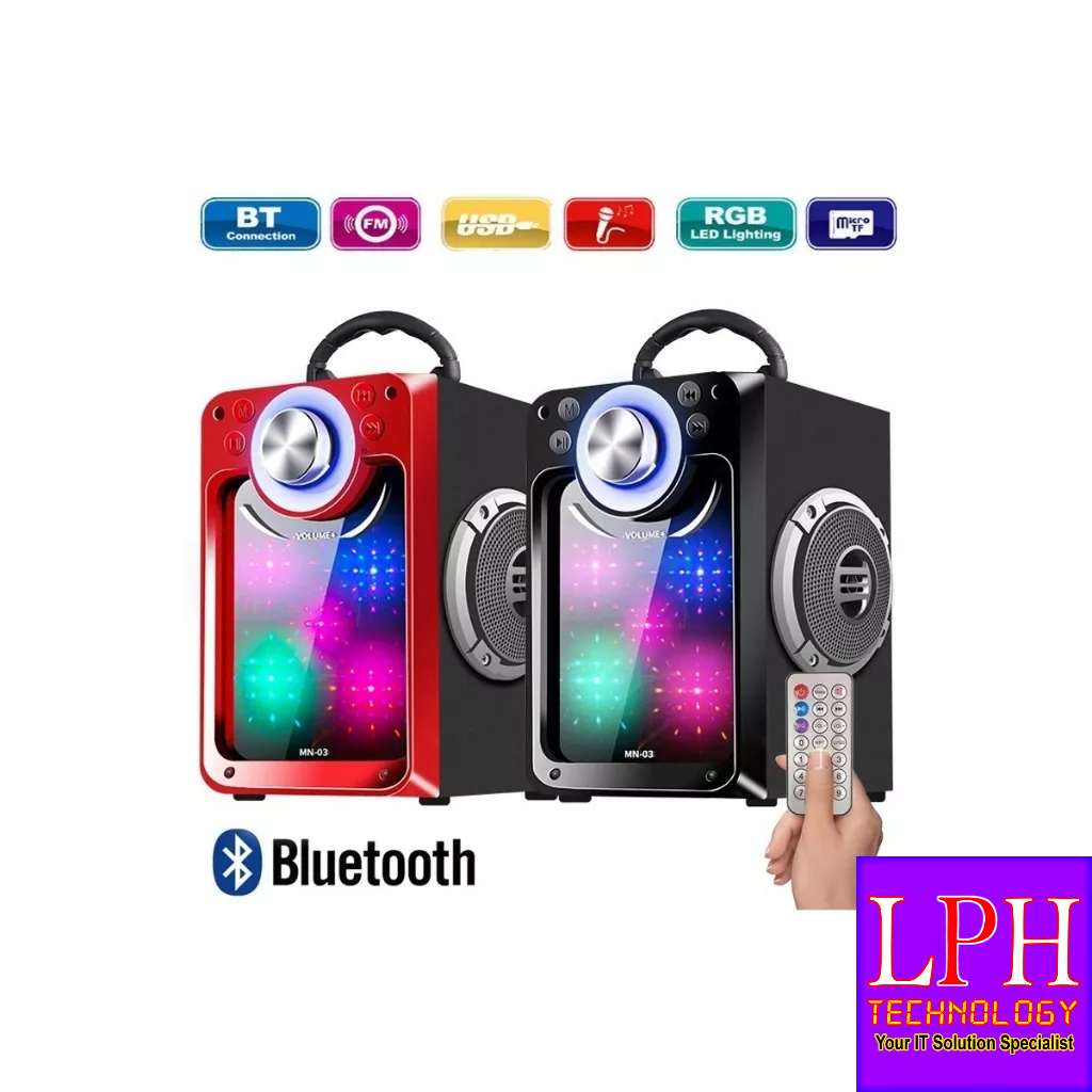 Bluetooth Speaker MN-03(FM/Bluetooth/USB/TF Card) | Shopee Malaysia