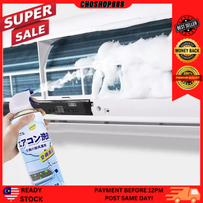 [500ml] Pencuci Air Conditioner Cleaning Spray Bebas Habuk For Air Cond ...